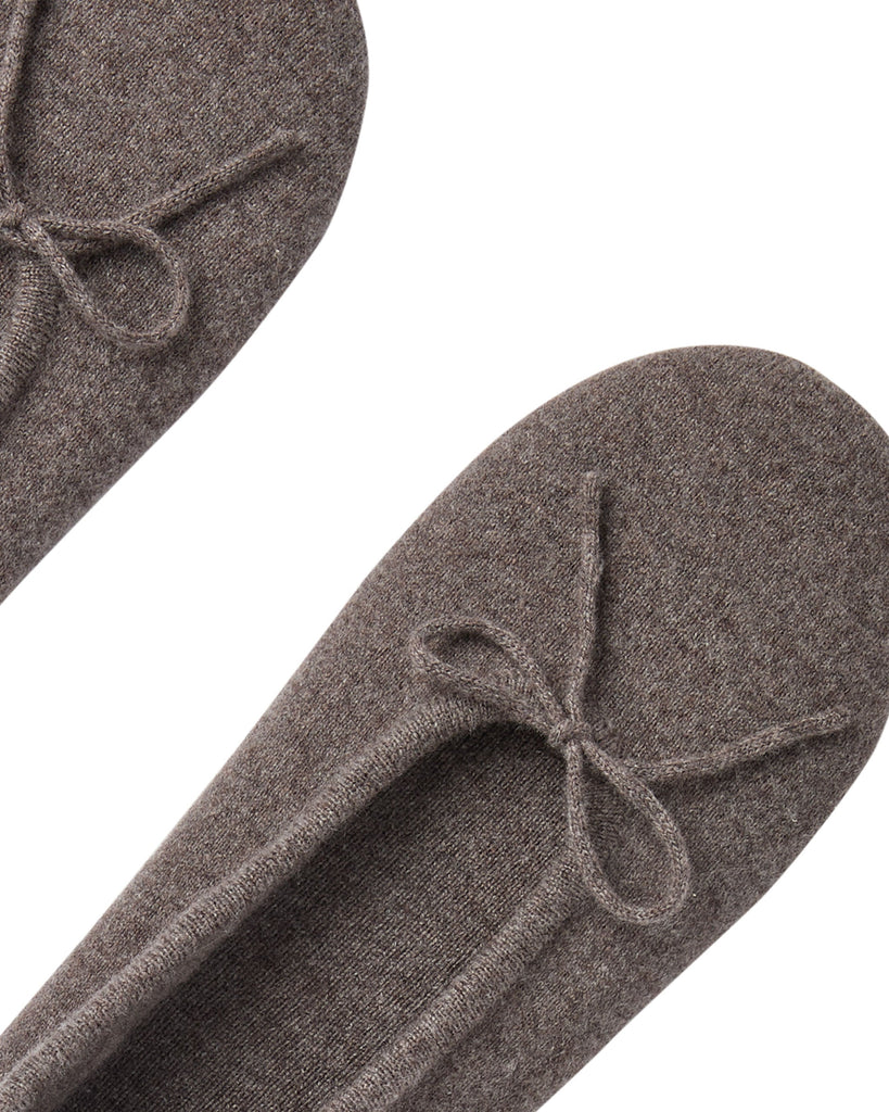 Women's Cashmere Slippers Otter Brown | N.Peal